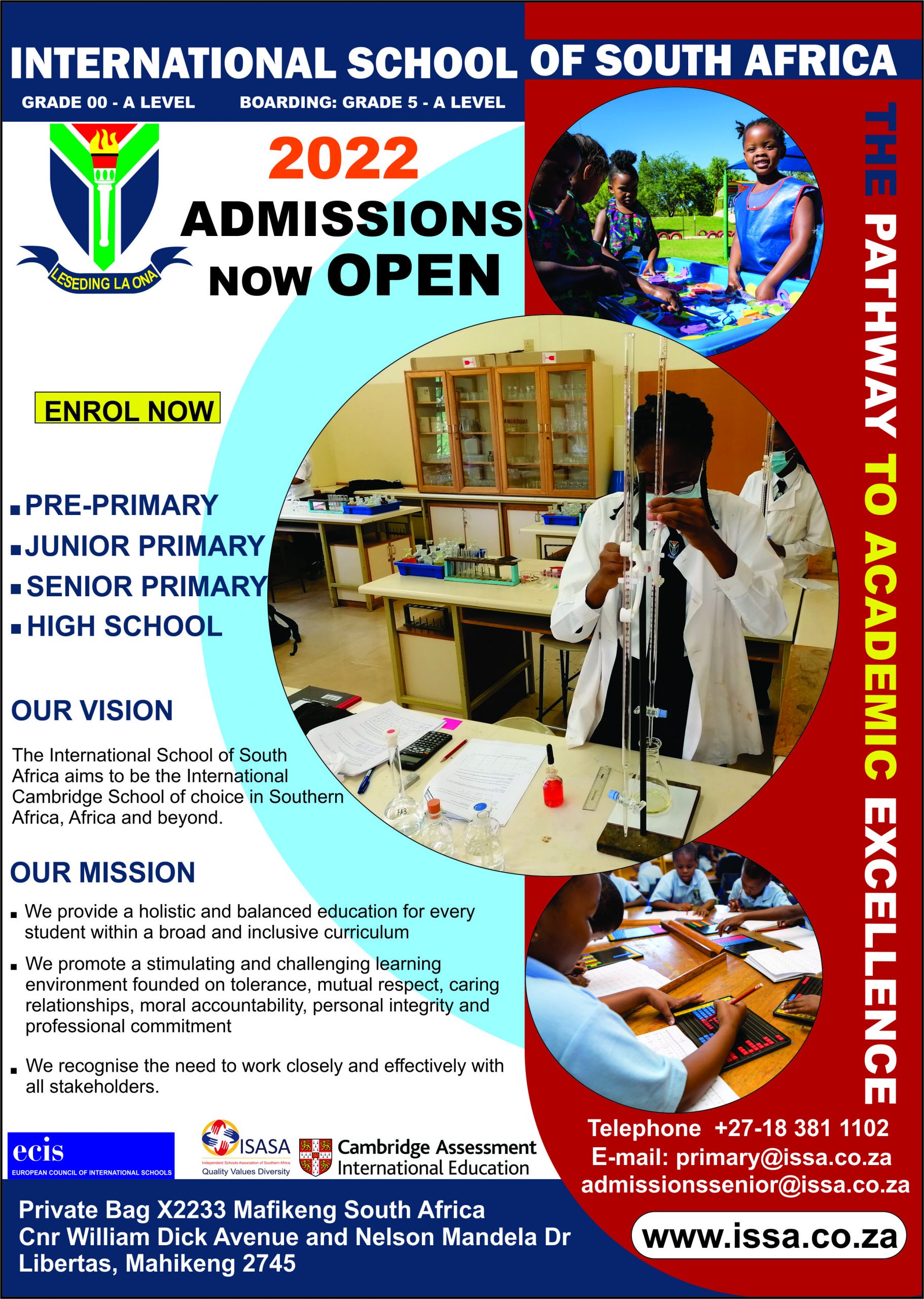 International School of South Africa | Independent Primary and ...