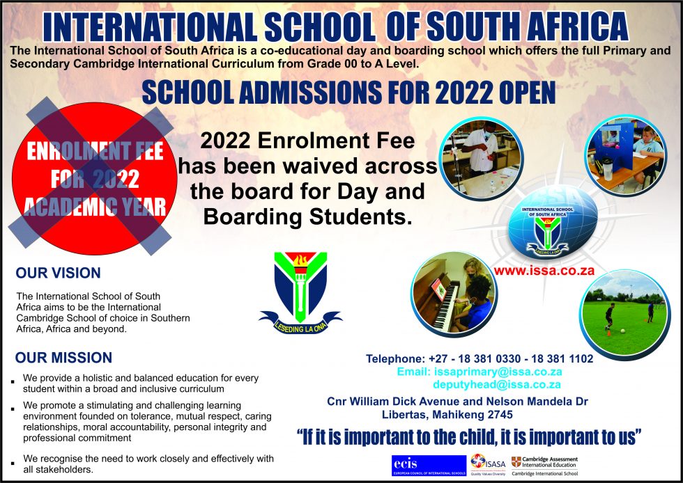 International School of South Africa | Independent Primary and ...