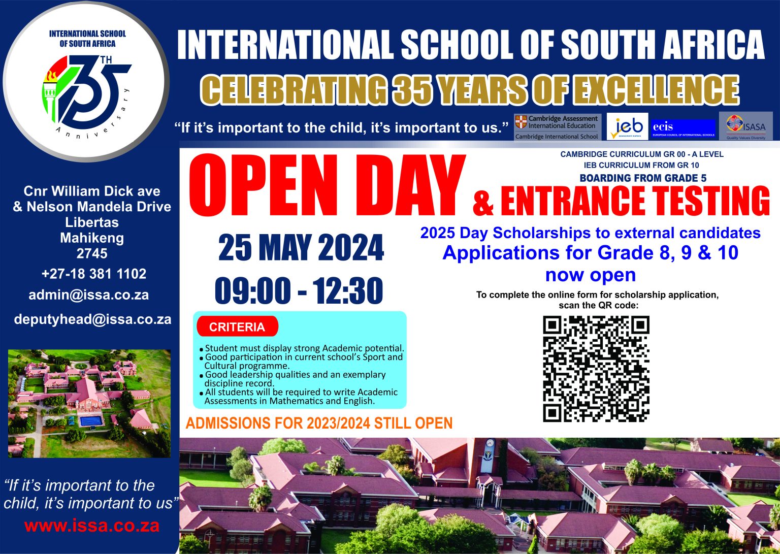 Home - International School of South Africa